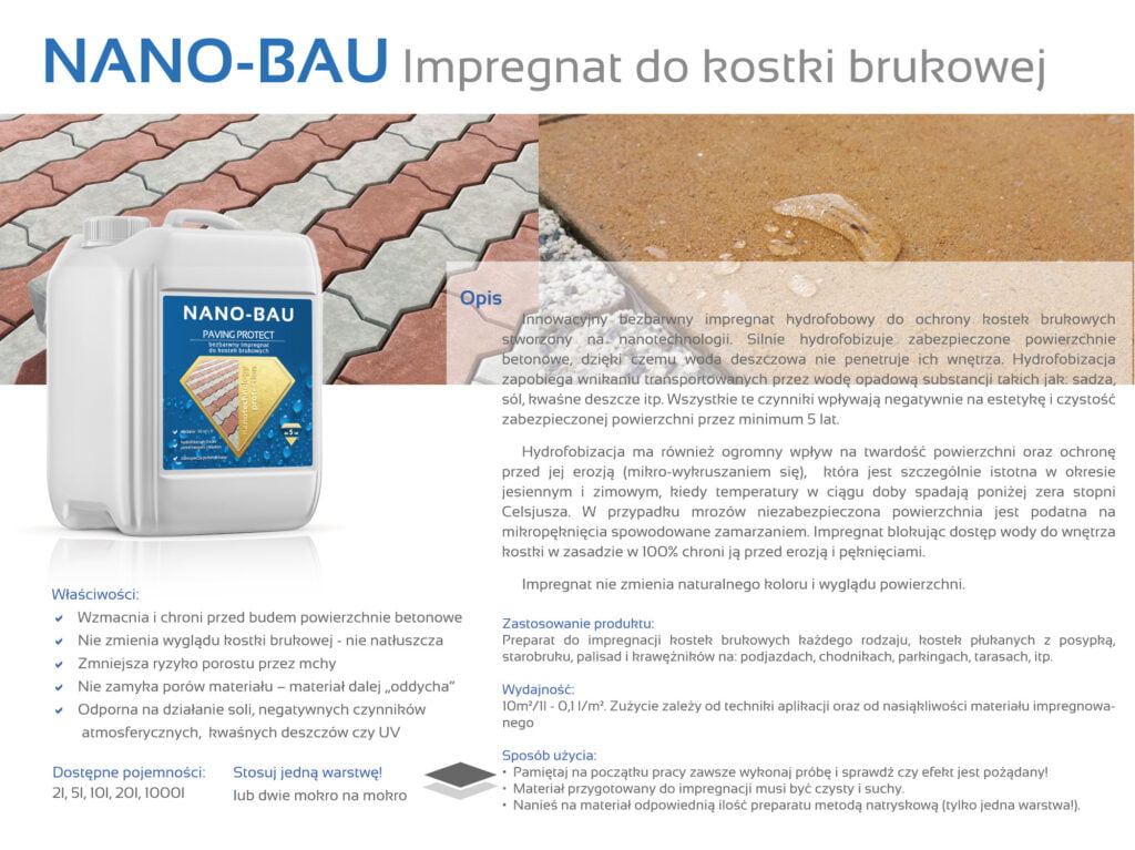 NANO-BAU Paving Protect protection of paving stones - Districhem.eu