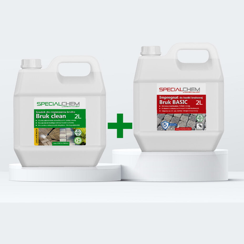 SPECIALCHEM set for paving stones - cleaning + impregnation of paving ...