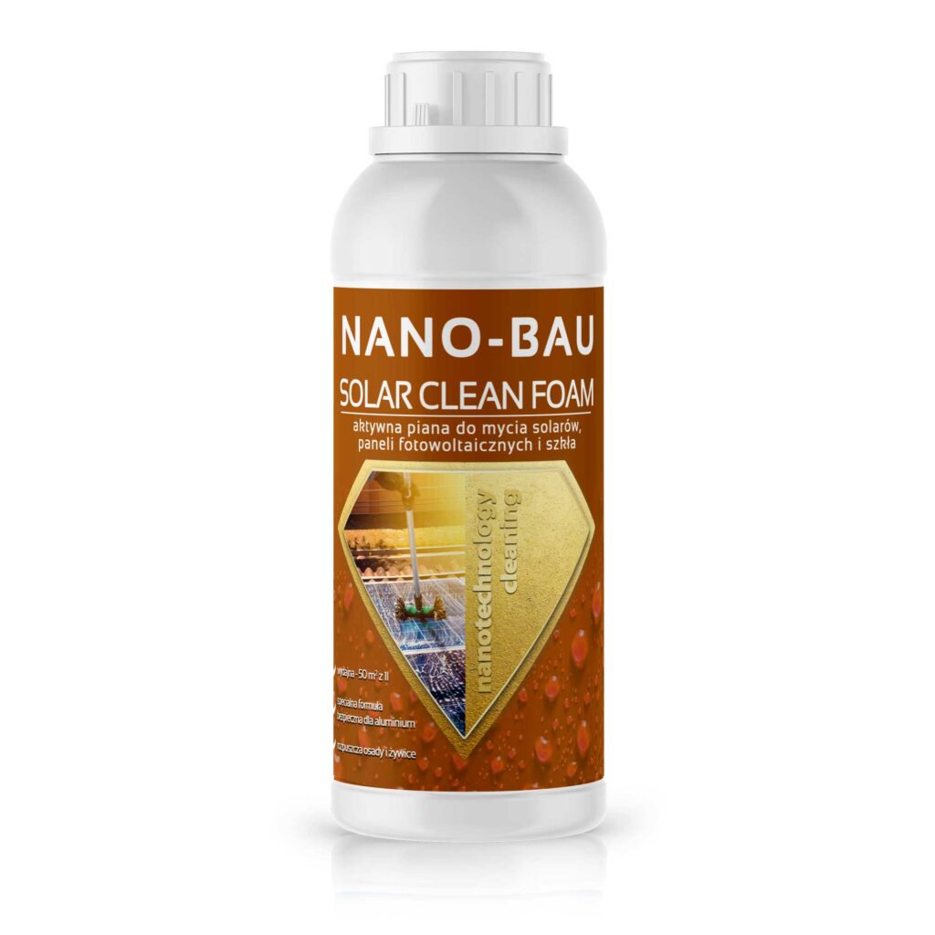 Nano-Bau SOLAR CLEAN FOAM - preparation for cleaning solar panels ...
