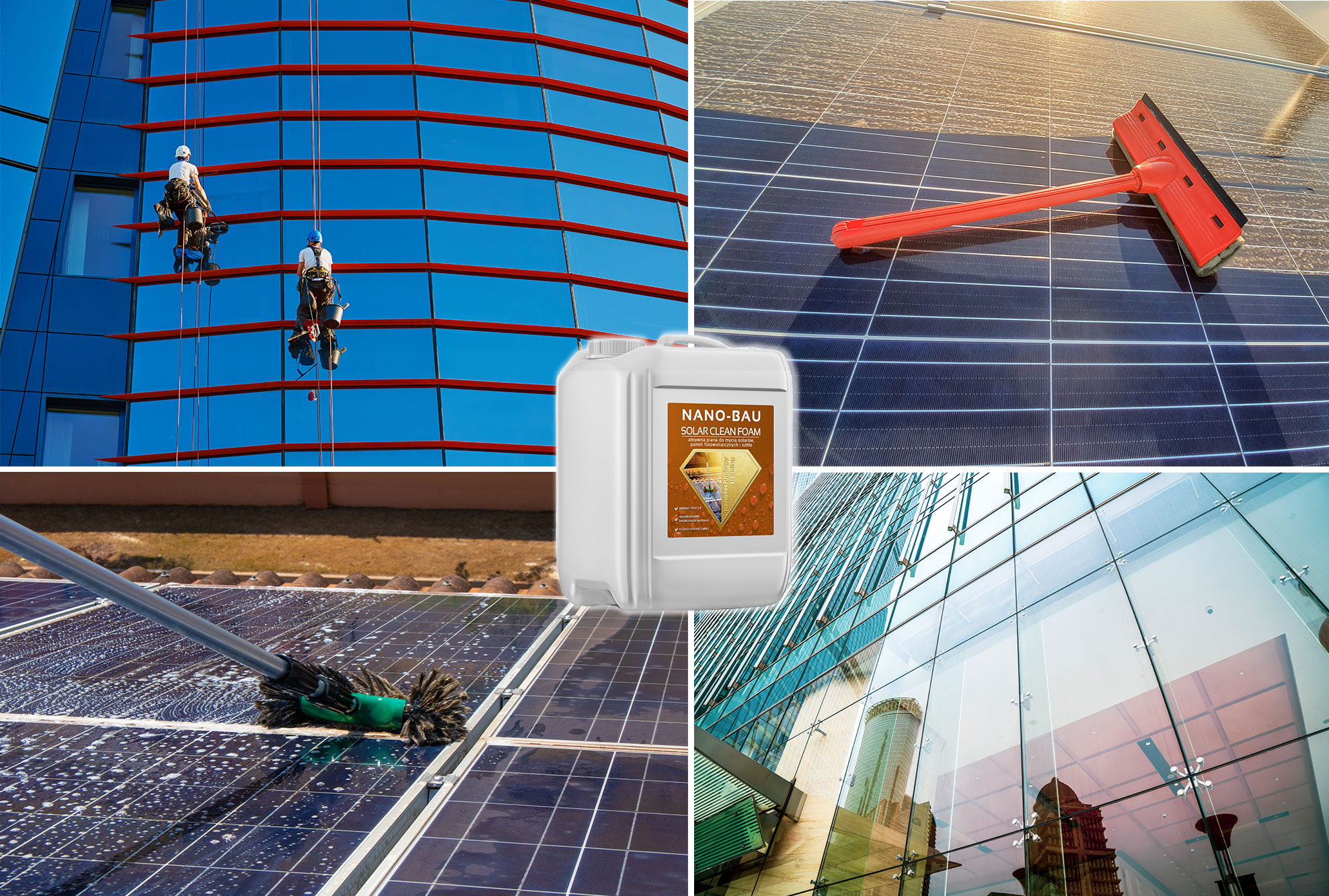 Nano-Bau SOLAR CLEAN FOAM - active foam for washing solar panels ...